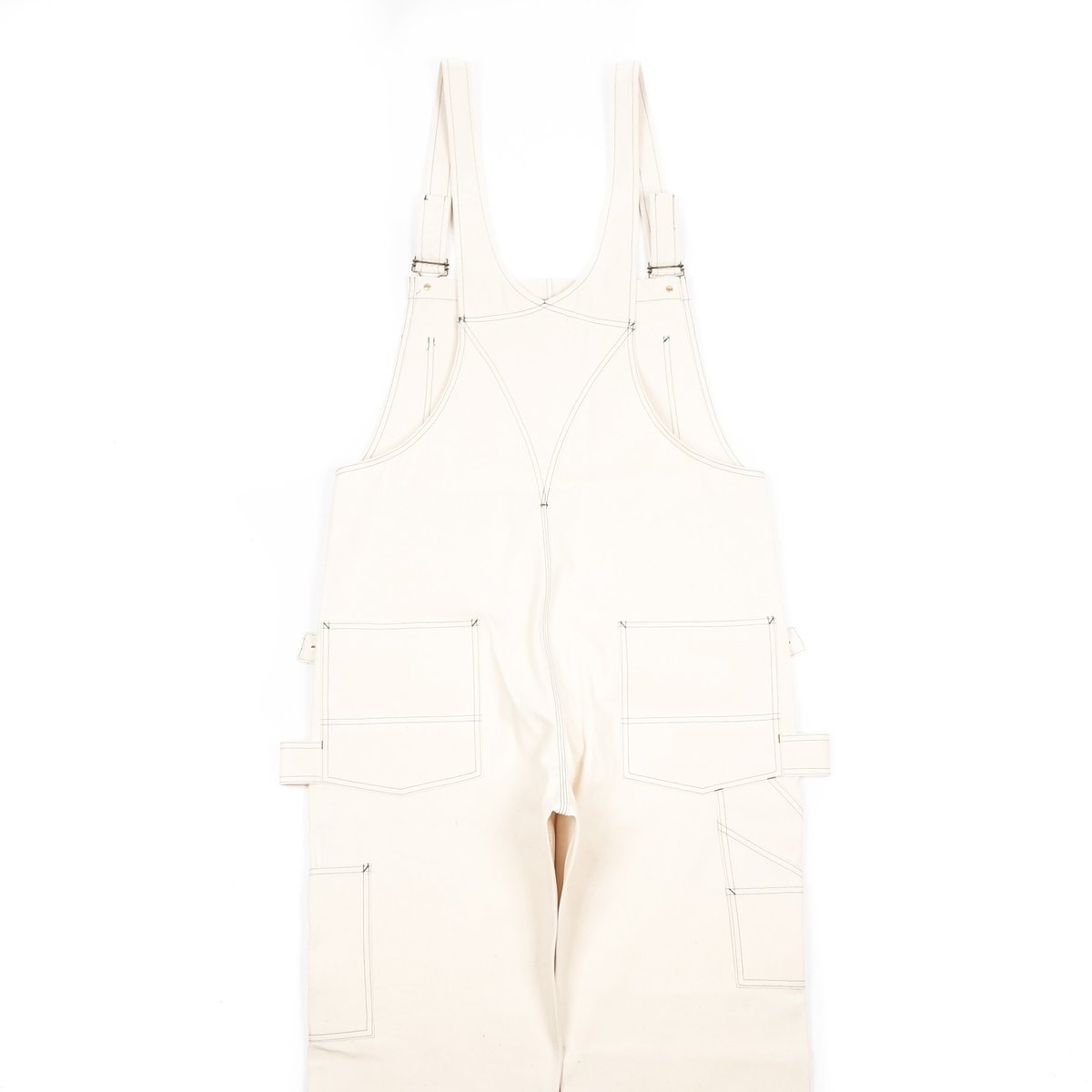 South2 West8 10OZ DENIM OVERALLS - OFF WHITE | Garmentory