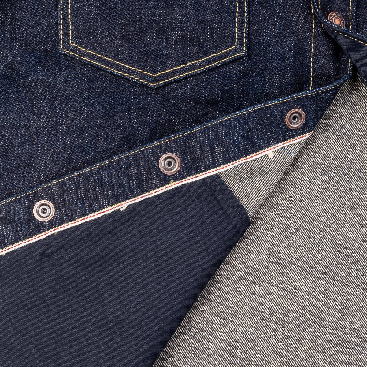 Iron Heart IHSH-292 Selvedge Denim CPO top - blue | Garmentory