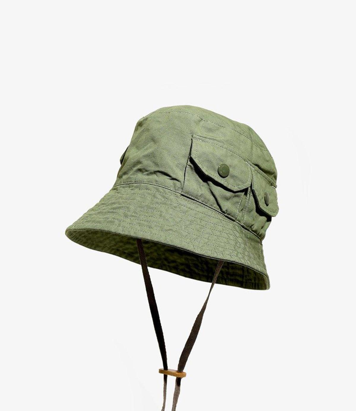 Engineered Garments Cotton Ripston Explorer Hat - Olive | Garmentory