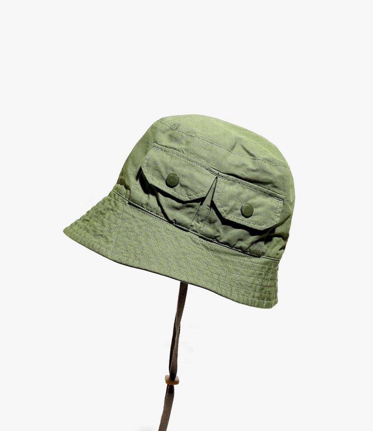 Engineered Garments Cotton Ripston Explorer Hat - Olive | Garmentory