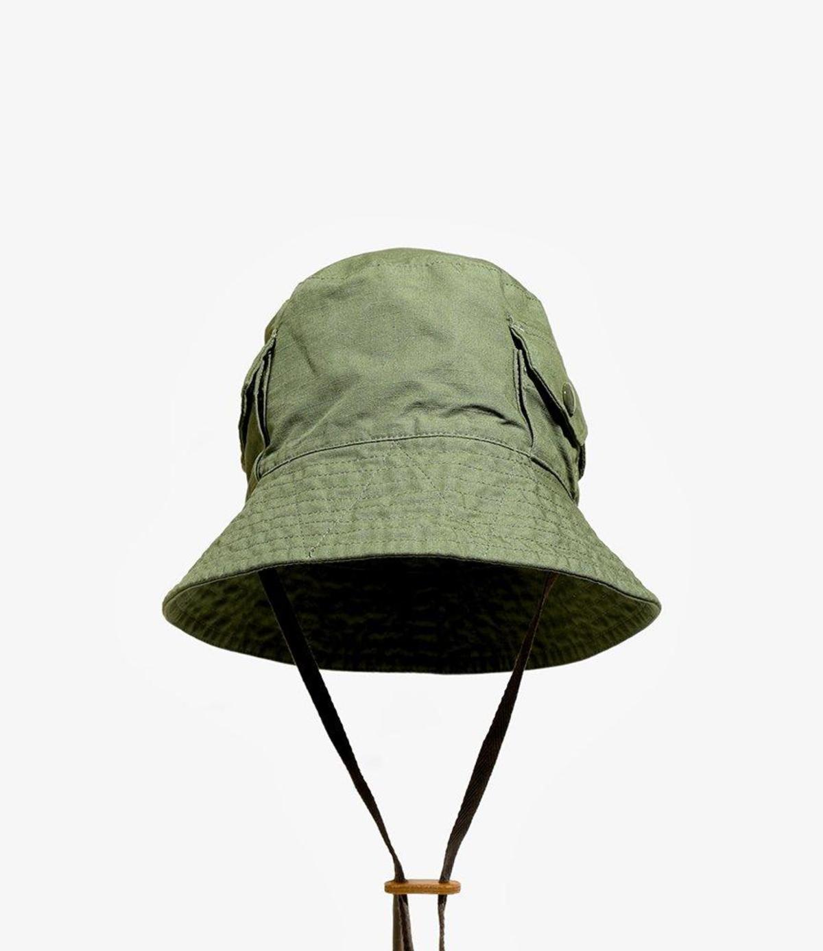Engineered Garments Cotton Ripston Explorer Hat - Olive | Garmentory