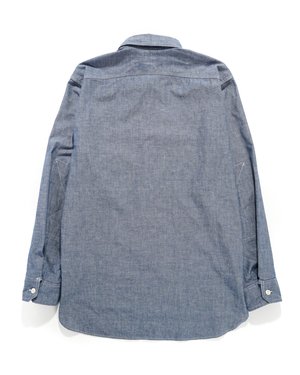 Engineered Garments Cotton Chambray Work Shirt - Blue | Garmentory