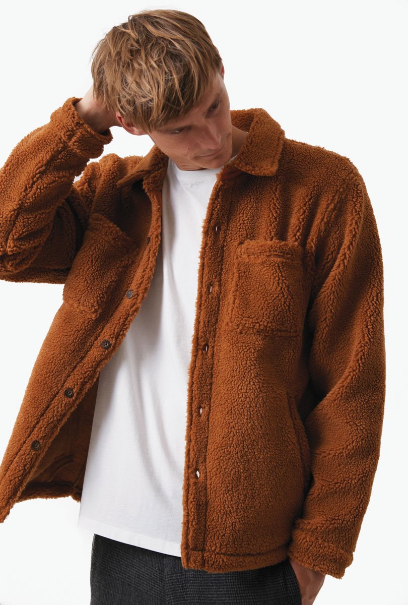 Banks Journal Installation Deluxe Fleece JACKET - Golden Deer | Garmentory