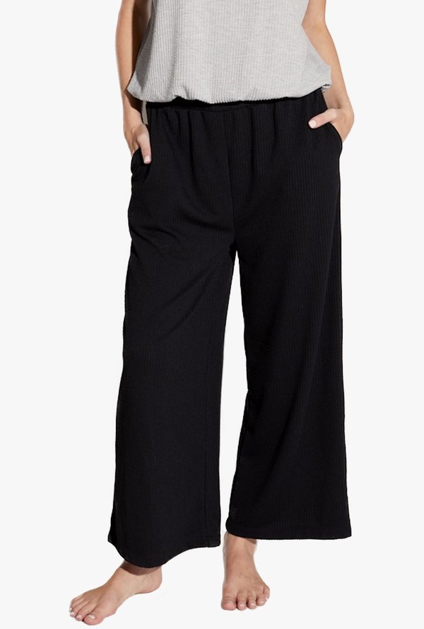 Azalea Maddy Wide Leg Rib Pants | Garmentory