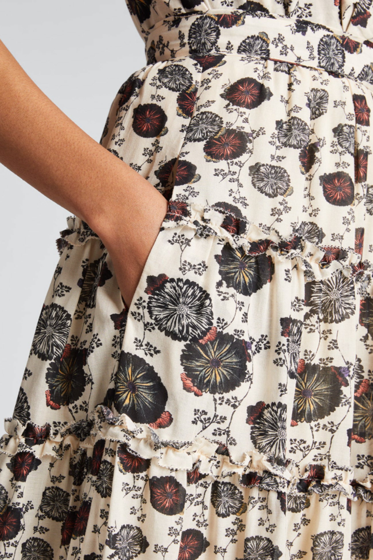 Ulla Johnson Tulia Skirt - Gardenia Floral | Garmentory