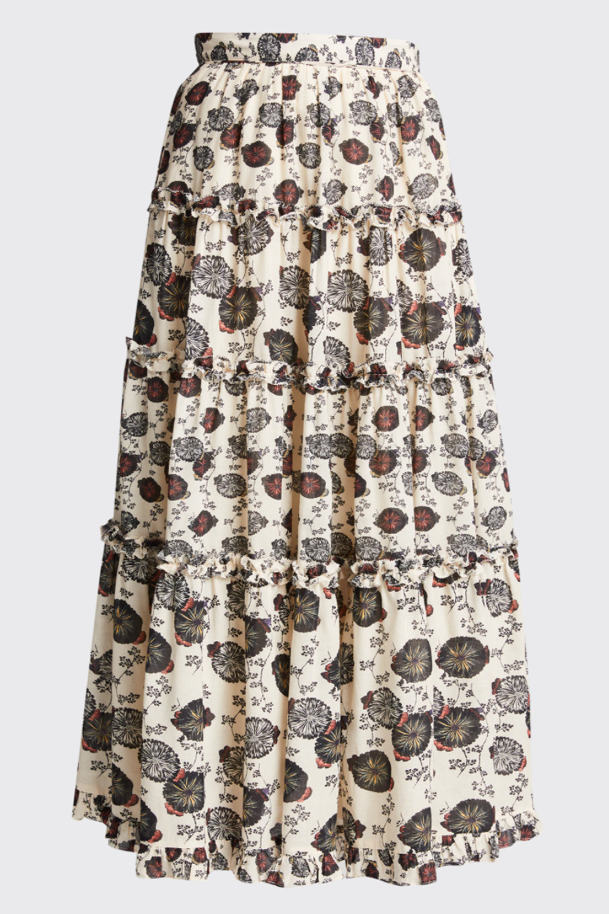 Ulla Johnson Tulia Skirt - Gardenia Floral | Garmentory