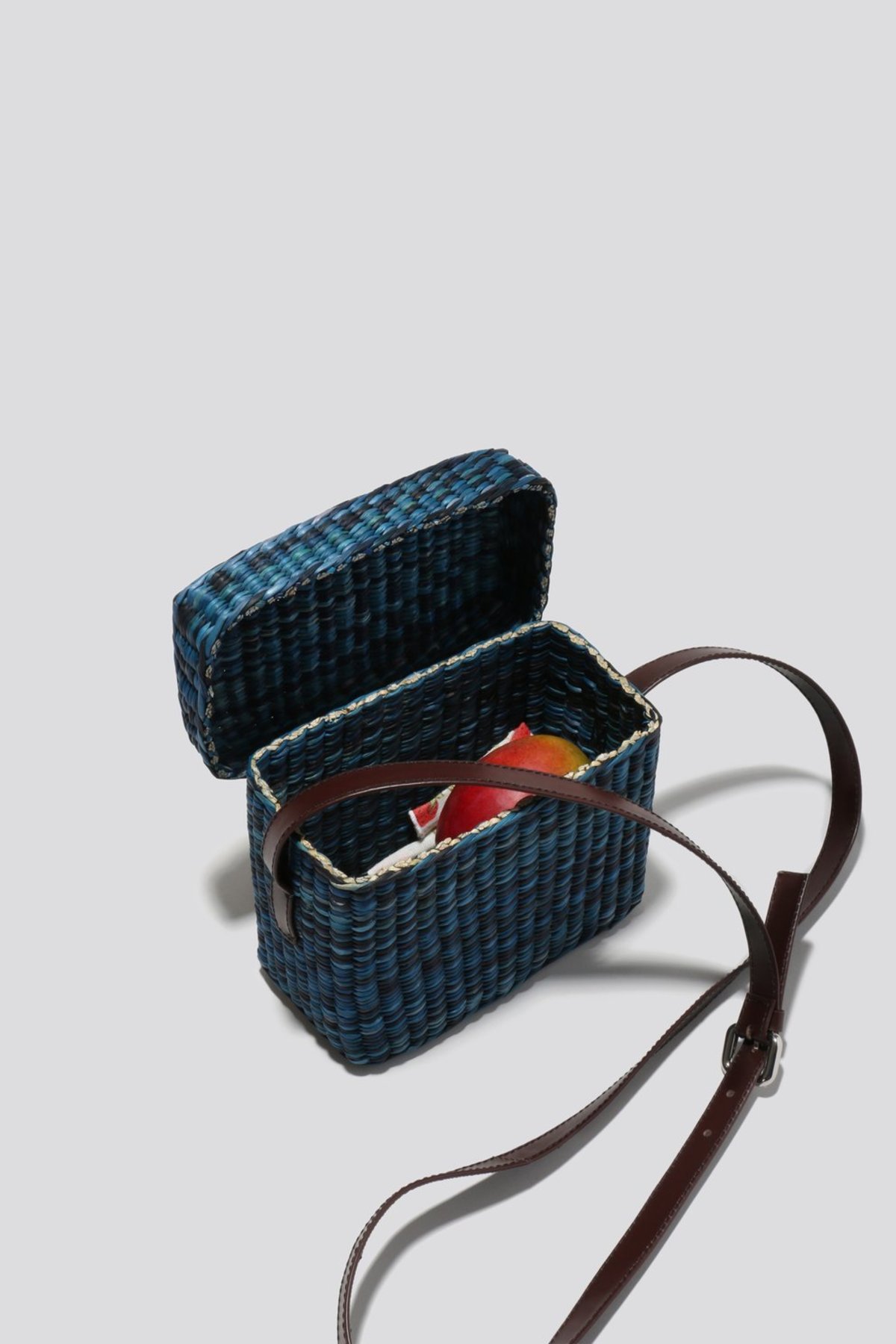 Rachel Comey Straw Lunchbox - Blue | Garmentory