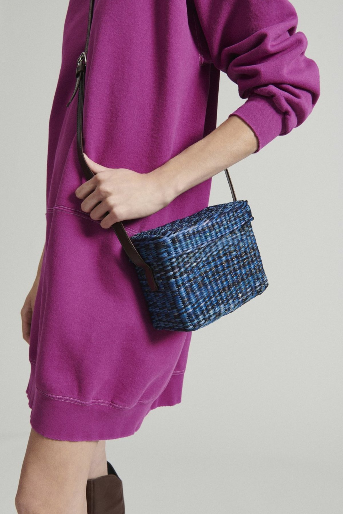 Rachel Comey Straw Lunchbox - Blue | Garmentory