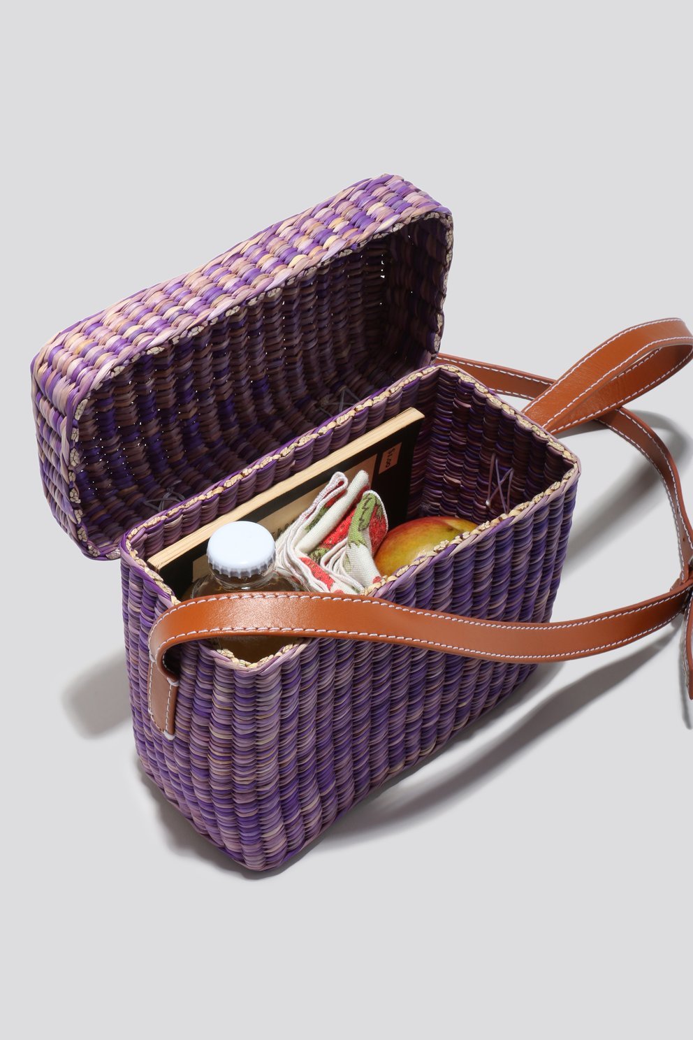 Rachel Comey Straw Lunchbox - Purple | Garmentory