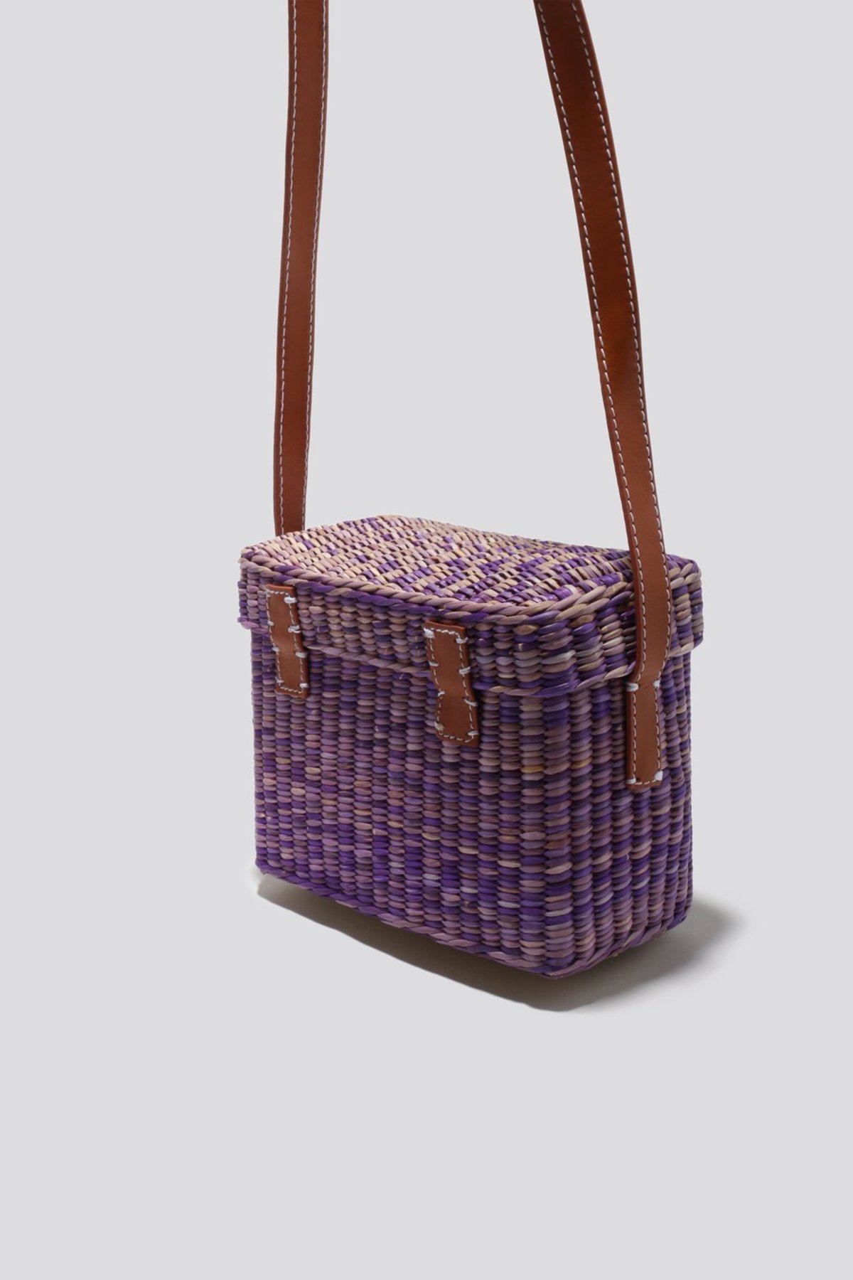 Rachel Comey Straw Lunchbox - Purple | Garmentory