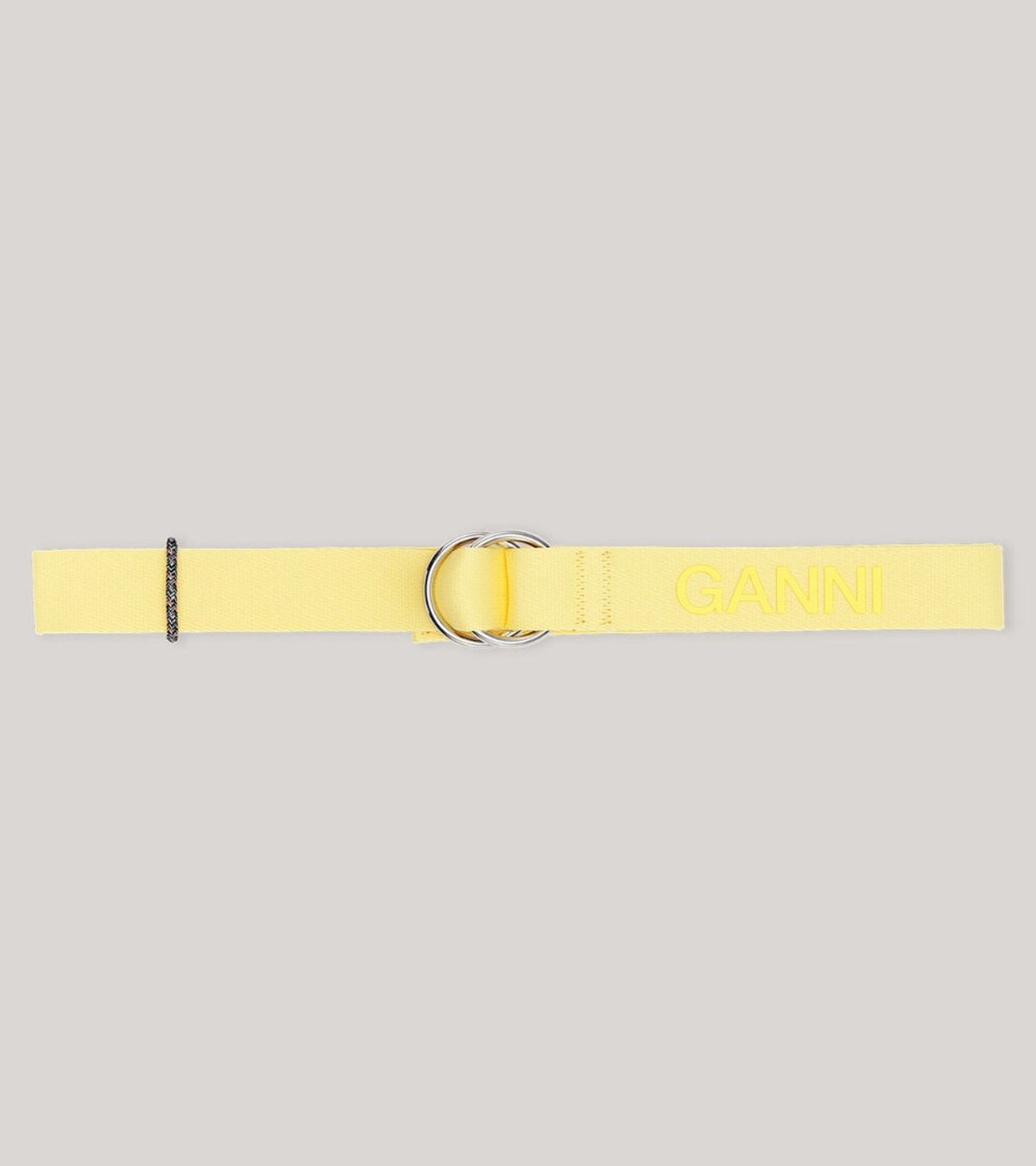 Ganni Webbing Belt - Pale Banana | Garmentory
