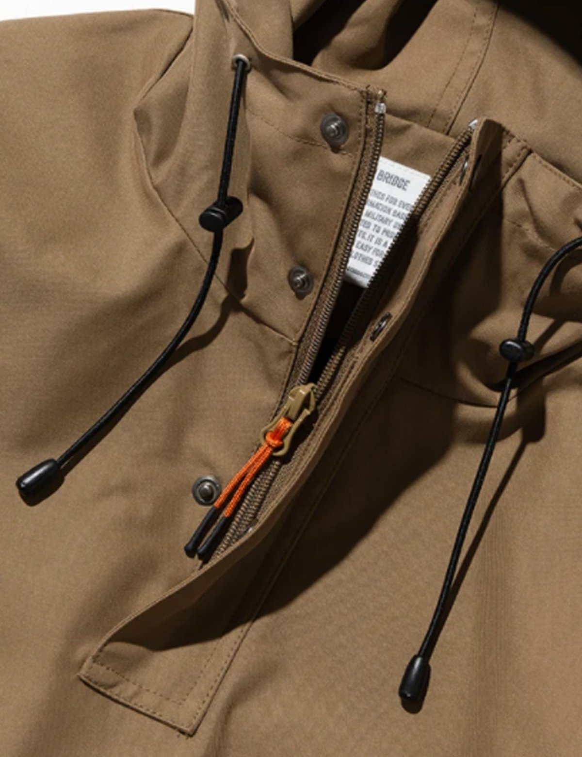 Uniform Bridge Smock Anorak Jacket - Brown | Garmentory
