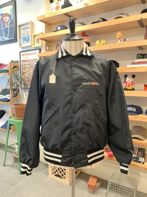 Vintage: Pac Bell Nylon Varsity Jacket | Garmentory