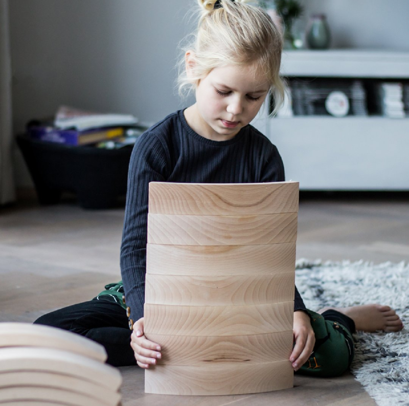 Kids Abel Wood Large Blocks - Natural | Garmentory