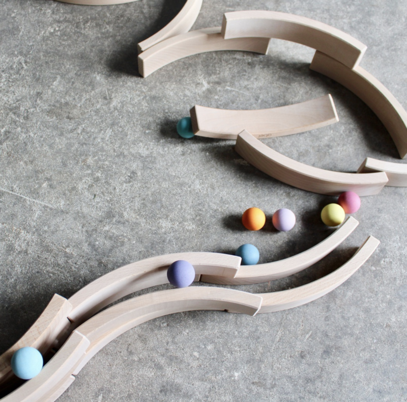 Kids Abel Wood Large Blocks - Natural | Garmentory