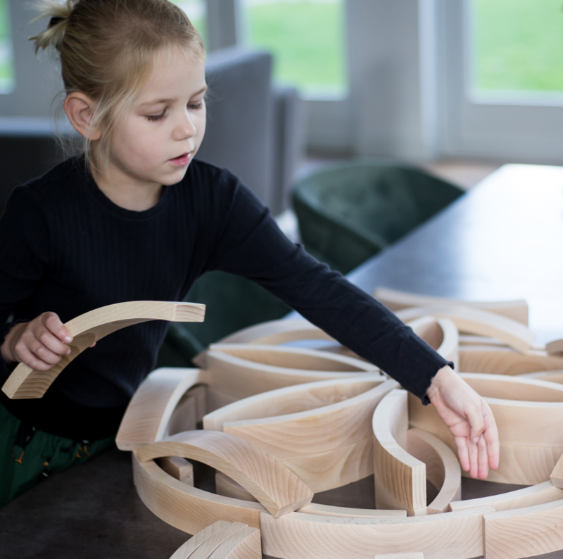 Kids Abel Wood Large Blocks - Natural | Garmentory