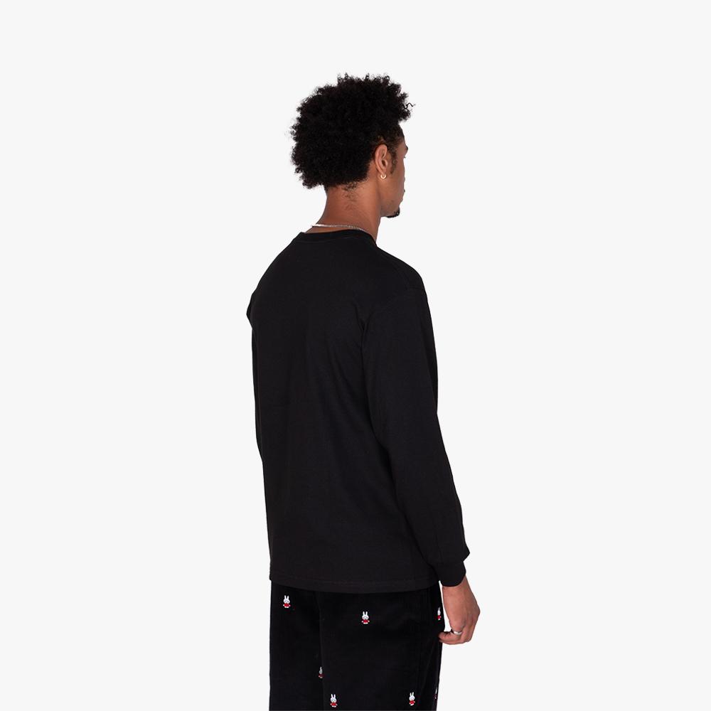 Cold World Frozen Goods Jazz Cat Long Sleeve T-shirt - Black | Garmentory