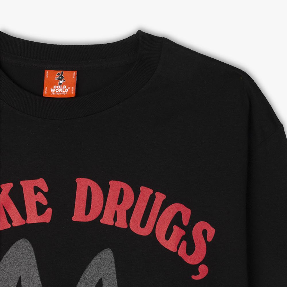 Cold World Frozen Goods Jazz Cat Long Sleeve T-shirt - Black | Garmentory