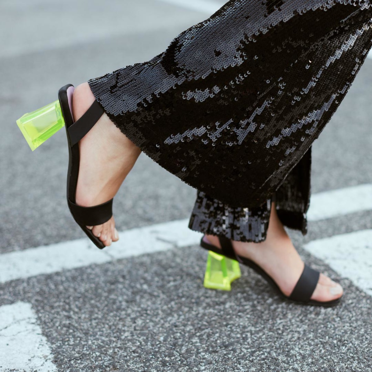 UF SAMPLE SALE SIMONE sandals - Black | Garmentory