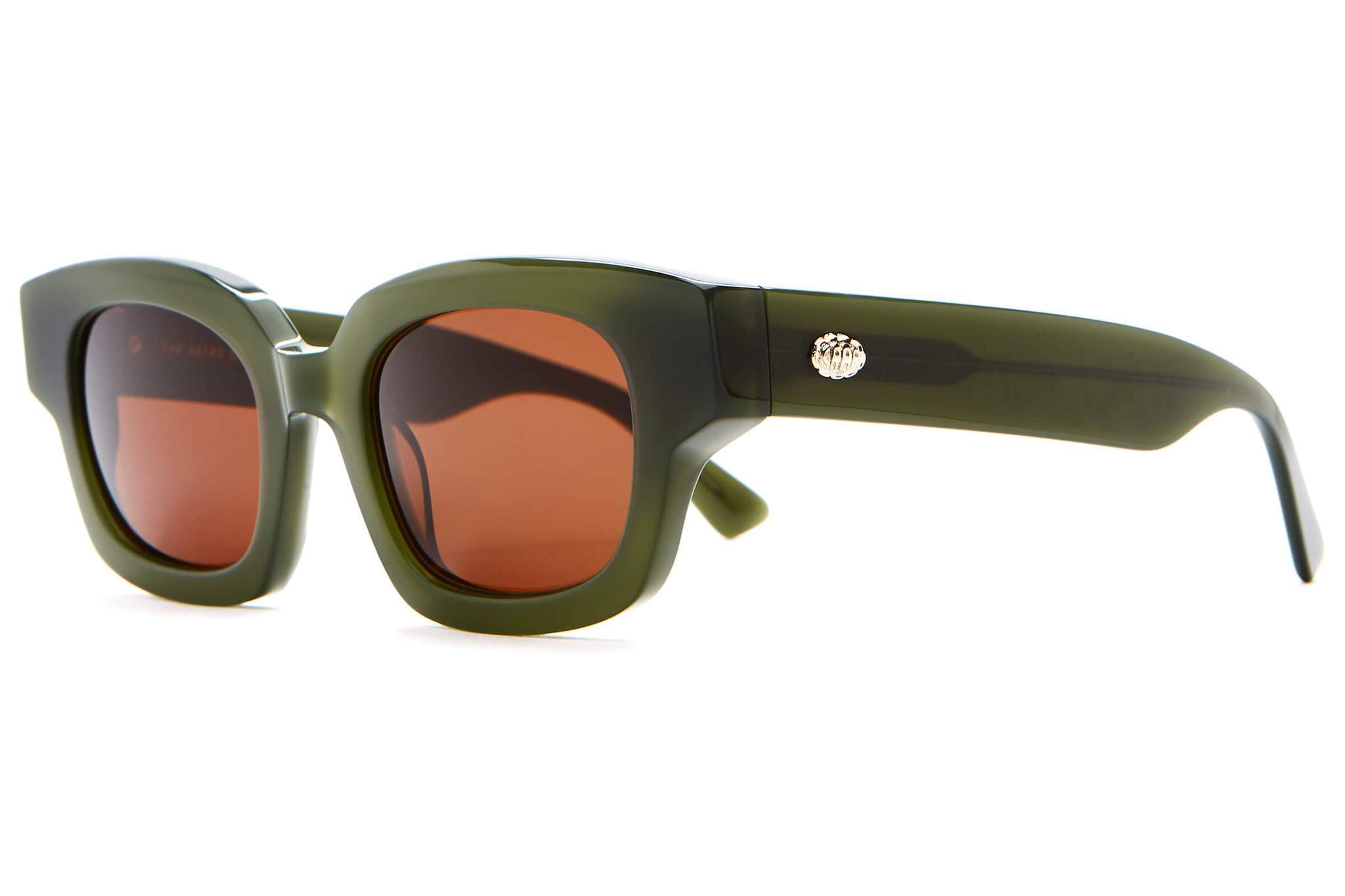 Crap Eyewear The Astro Dazey - Moss Bio / Amber | Garmentory