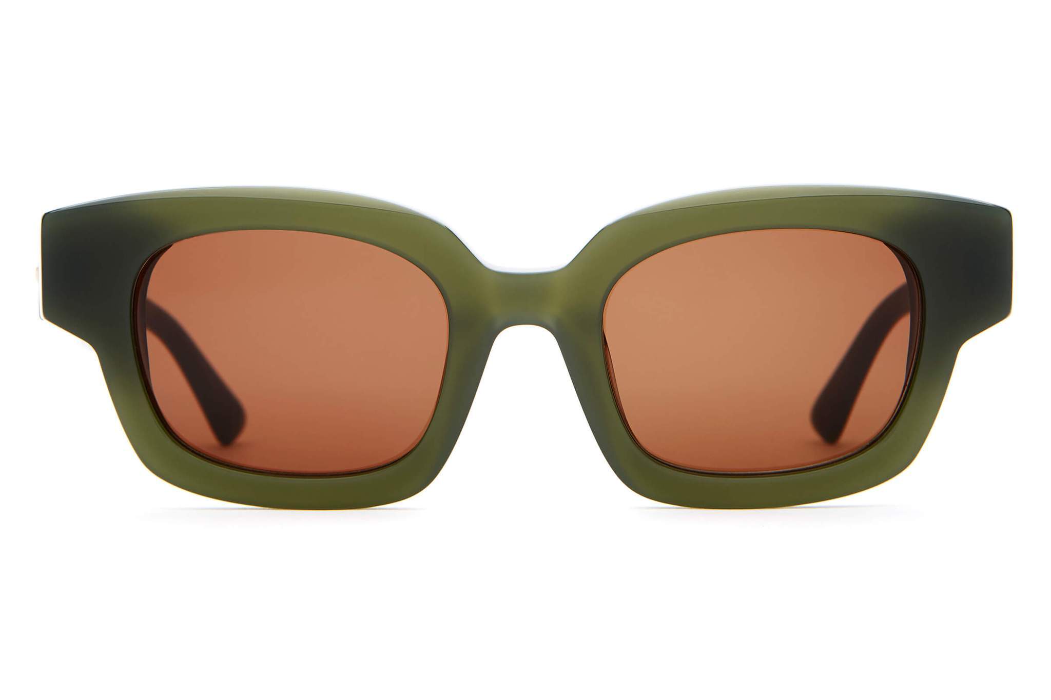 Crap Eyewear The Astro Dazey - Moss Bio / Amber | Garmentory