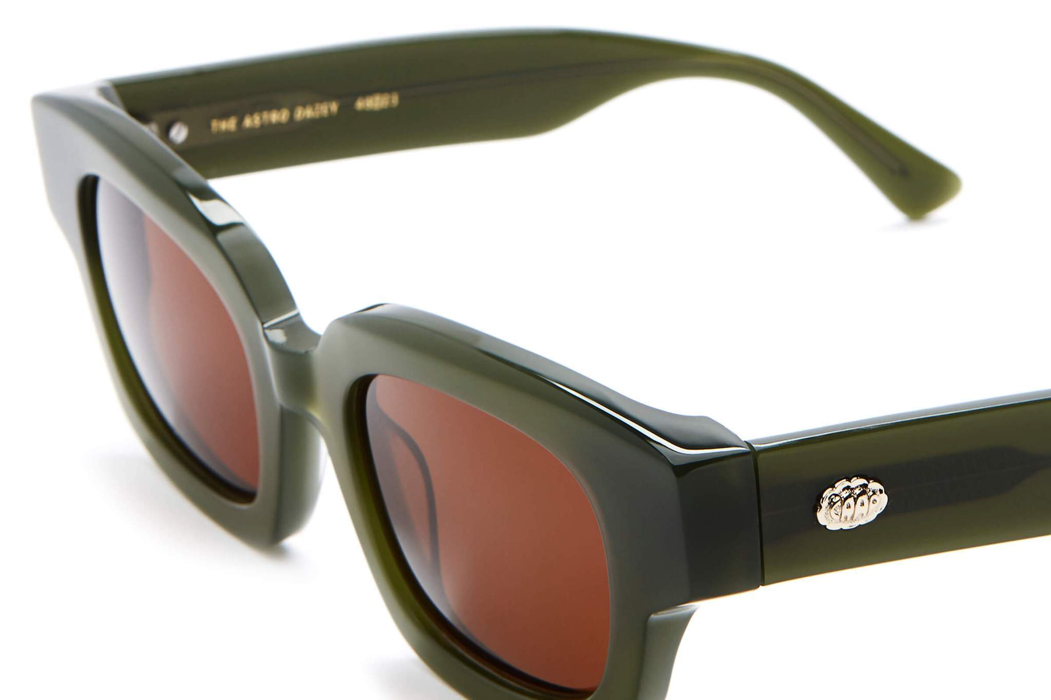 Crap Eyewear The Astro Dazey - Moss Bio / Amber | Garmentory