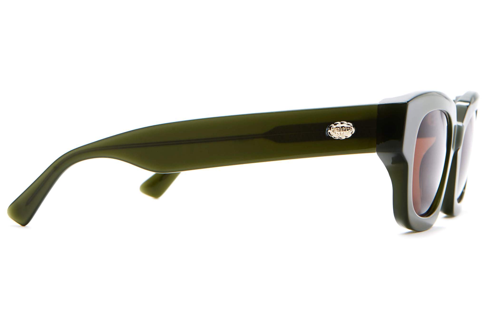 Crap Eyewear The Astro Dazey - Moss Bio / Amber | Garmentory