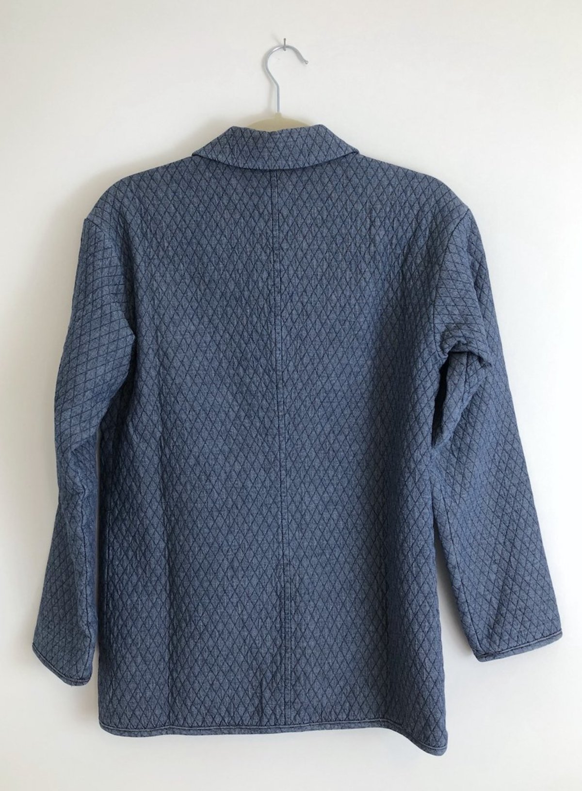 Loup Ronnie Diamond Quilted Jacket - Denim | Garmentory