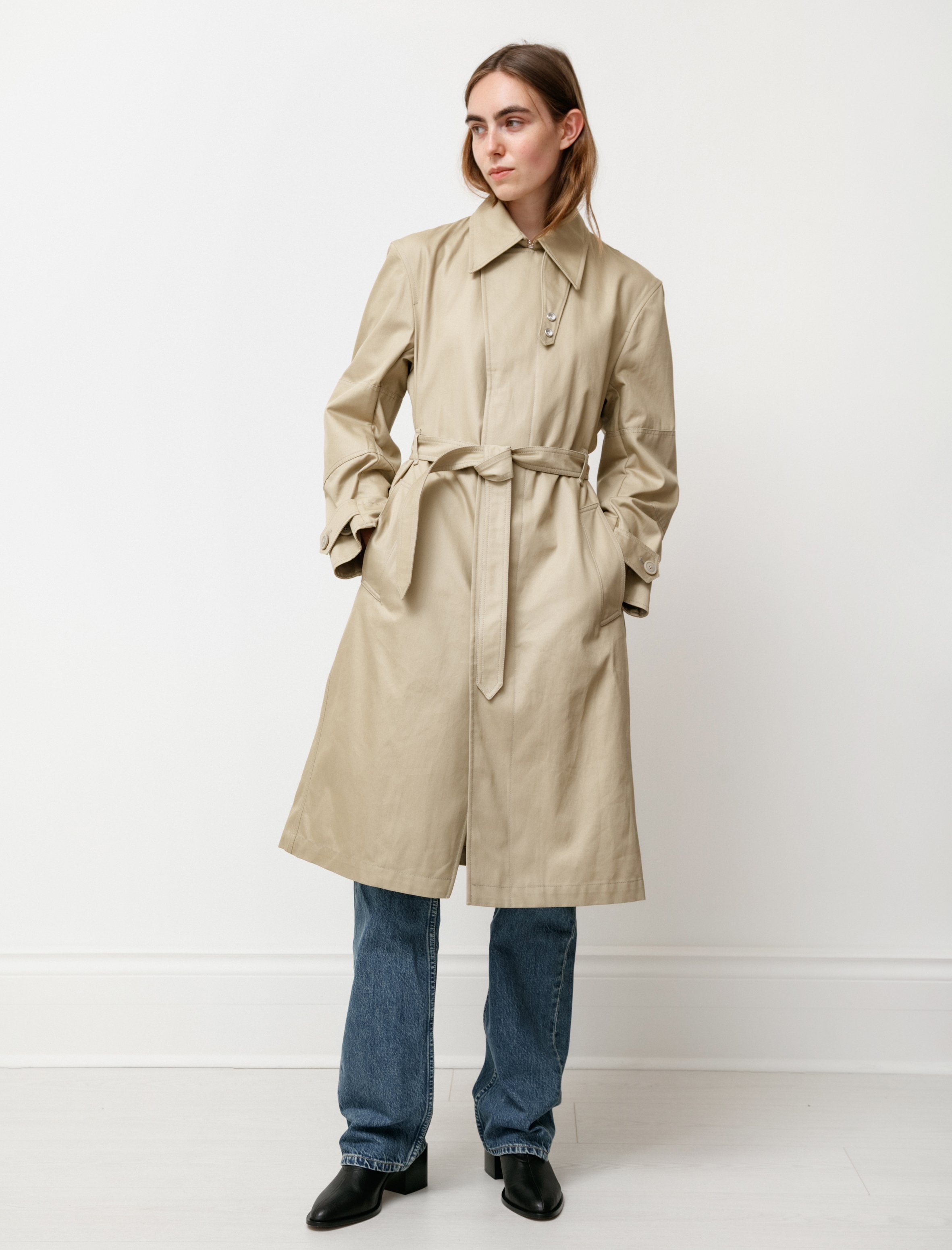 Our Legacy Engineer Work Cotton Coat - Beige | Garmentory