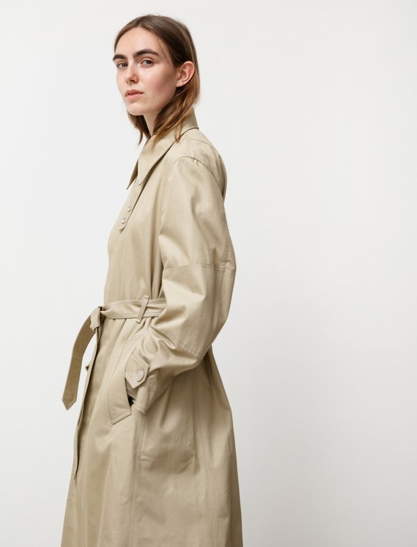 Our Legacy Engineer Work Cotton Coat - Beige | Garmentory