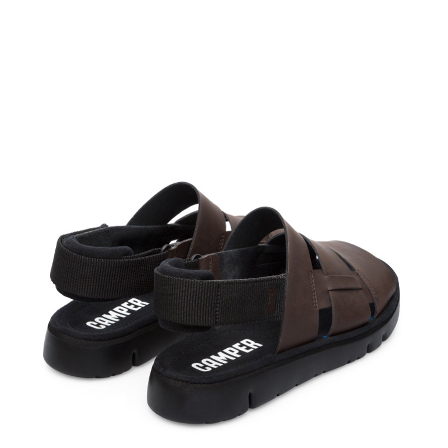 Camper Oruga MEN'S Sandal - Dark Brown | Garmentory