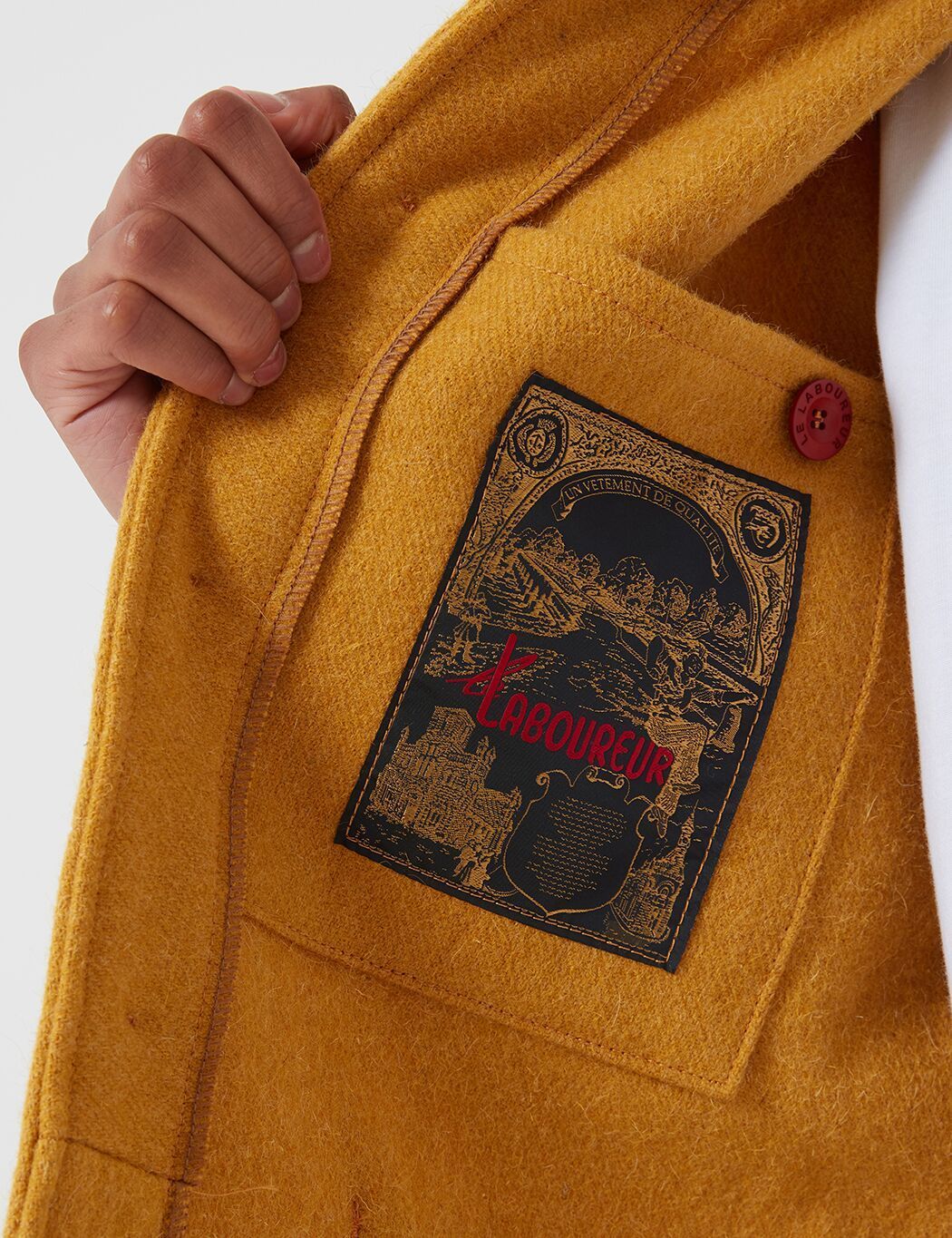 Le Laboureur Wool Work Jacket - Saffron | Garmentory