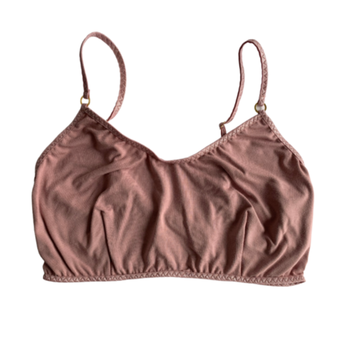SOKOLOFF - BRALETTE RETRO BILLIE - VIEUX ROSE | Garmentory