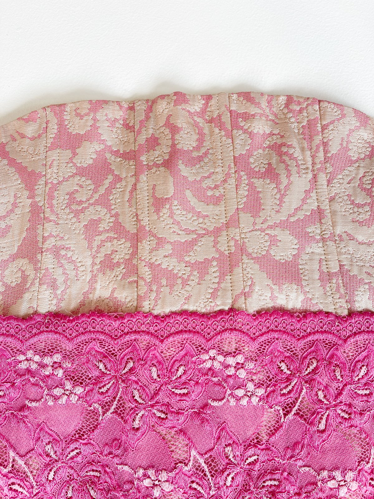 Vintage Lace Baroque Bodice Top - Pink | Garmentory