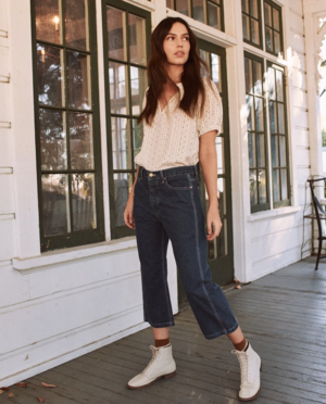 The Great. The Starling Top - Cream | Garmentory