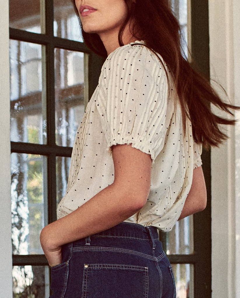 The Great. The Starling Top - Cream | Garmentory