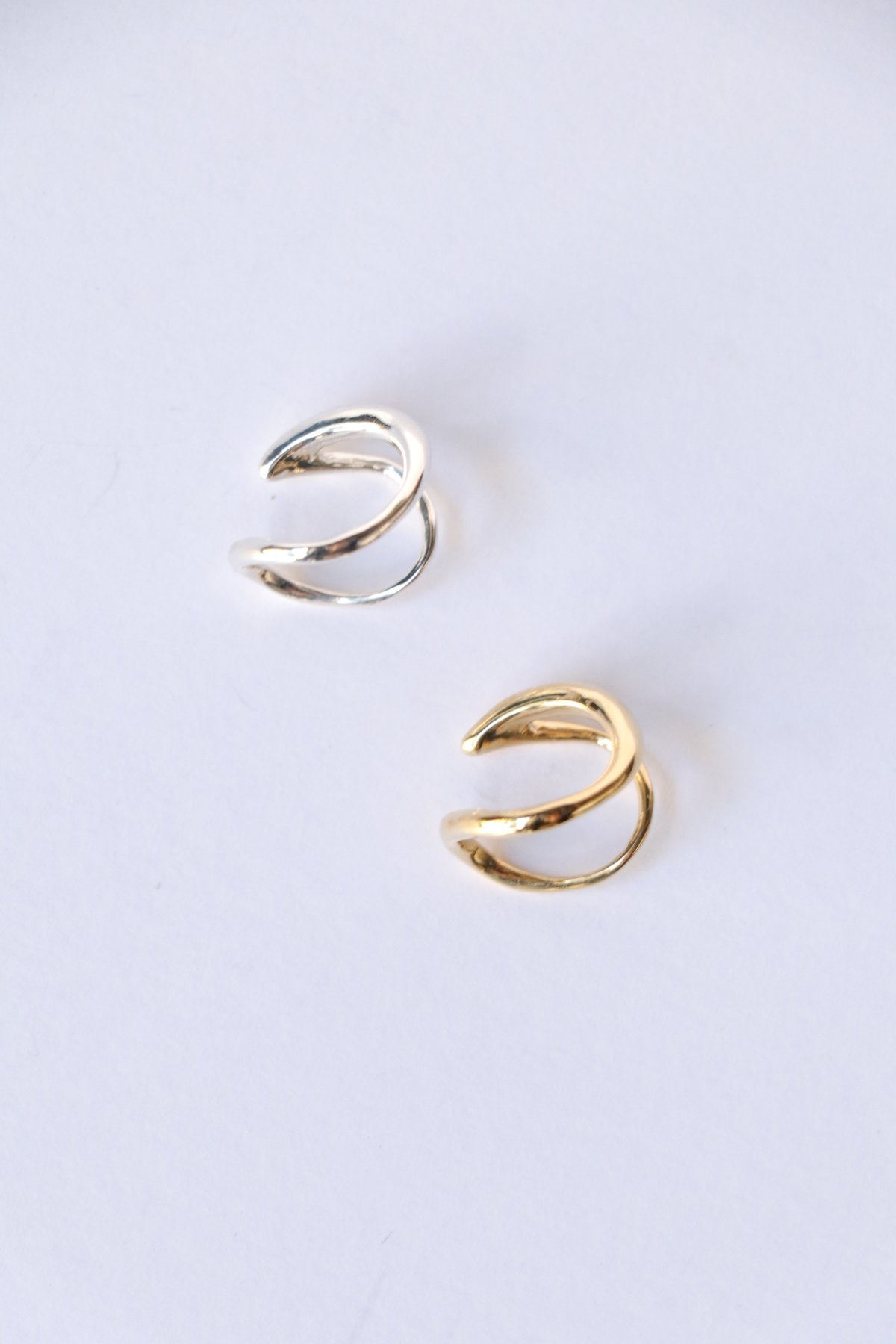 Faris Double Ear Cuff Mini earrings - Sterling Silver | Garmentory