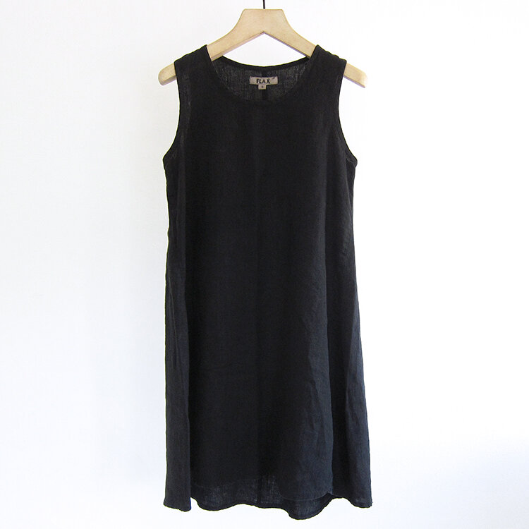 Flax Designs Flourish dress - black | Garmentory