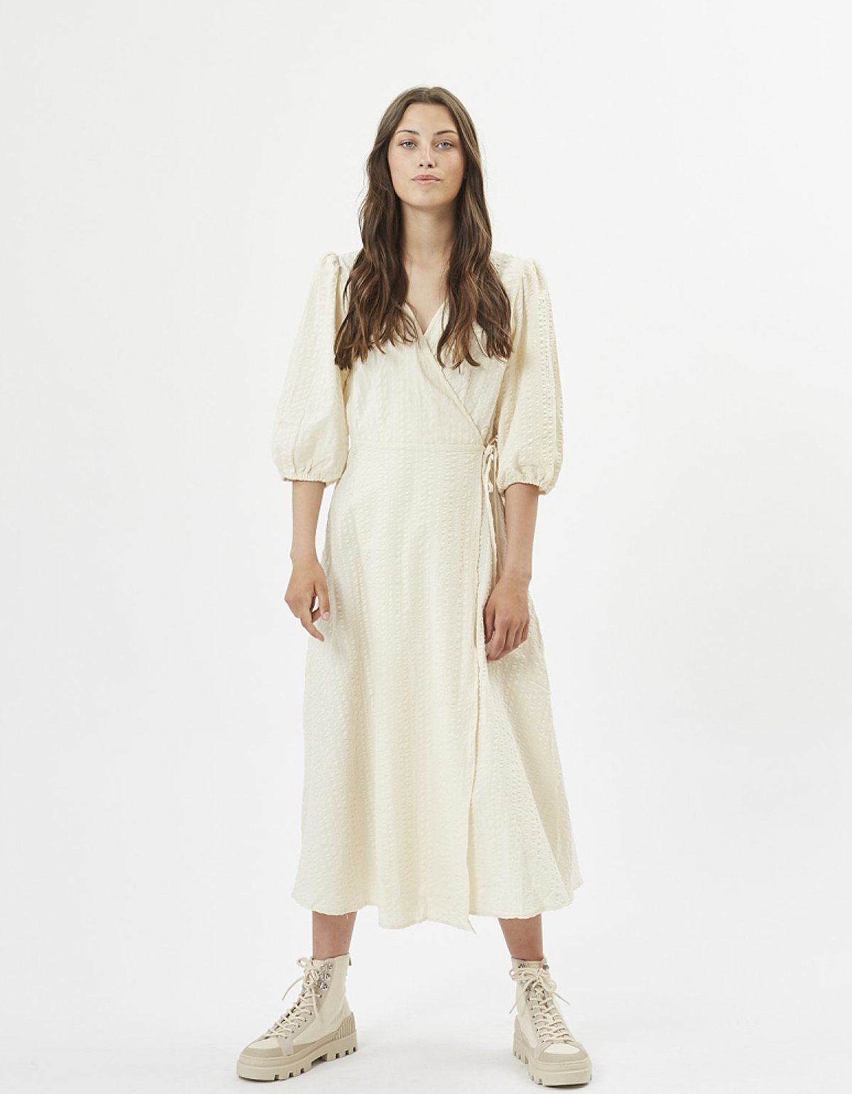 Minimum Elmina Dress - Cornhusk | Garmentory
