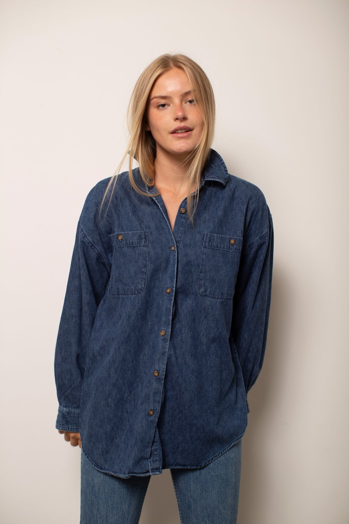 Vintage Denim Button Down | Garmentory