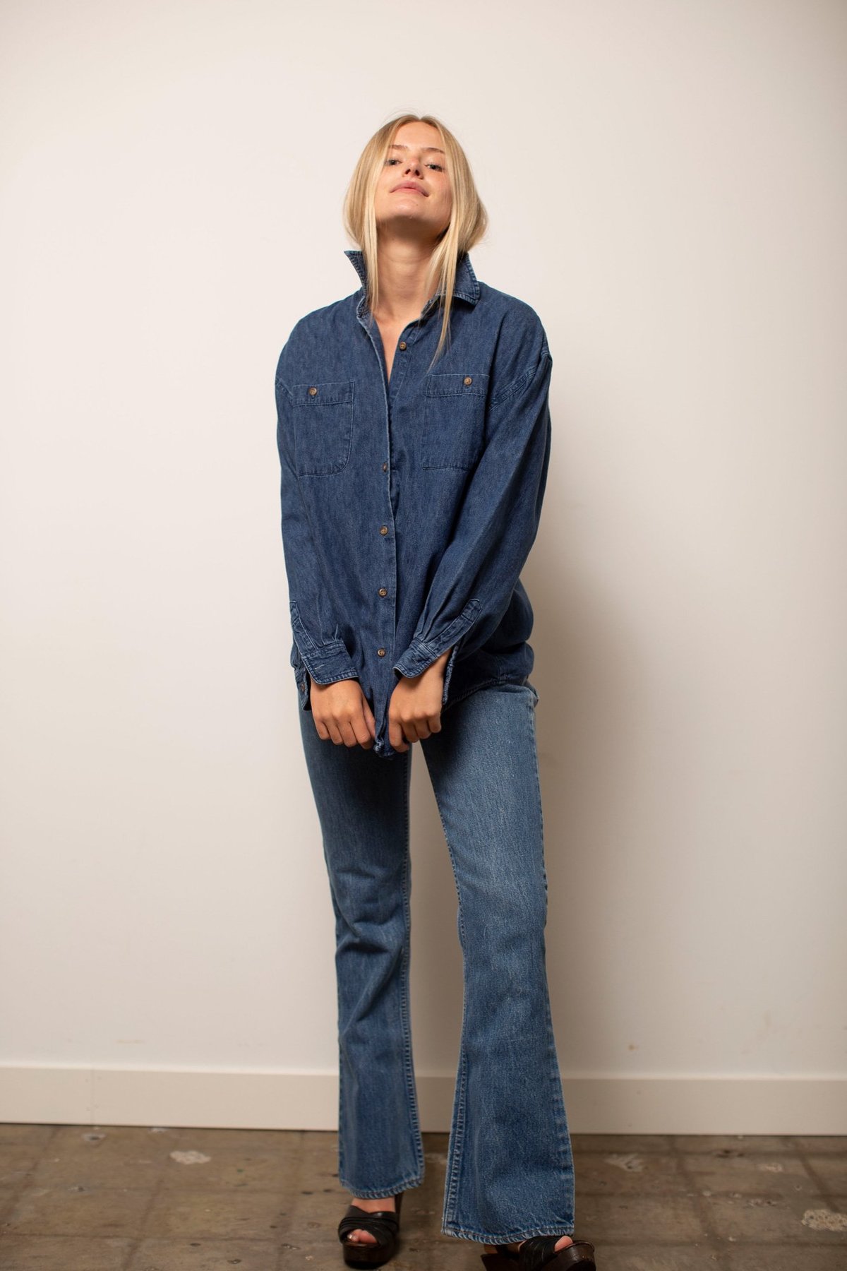 Vintage Denim Button Down | Garmentory