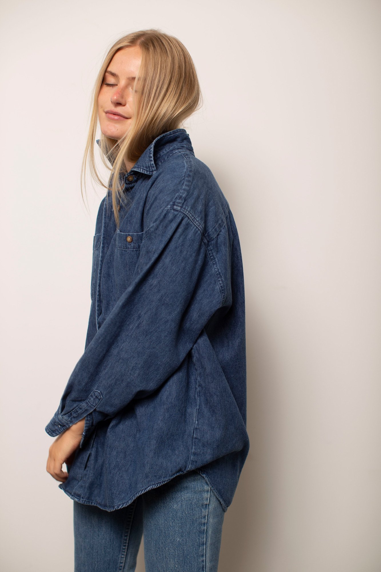 Vintage Denim Button Down | Garmentory