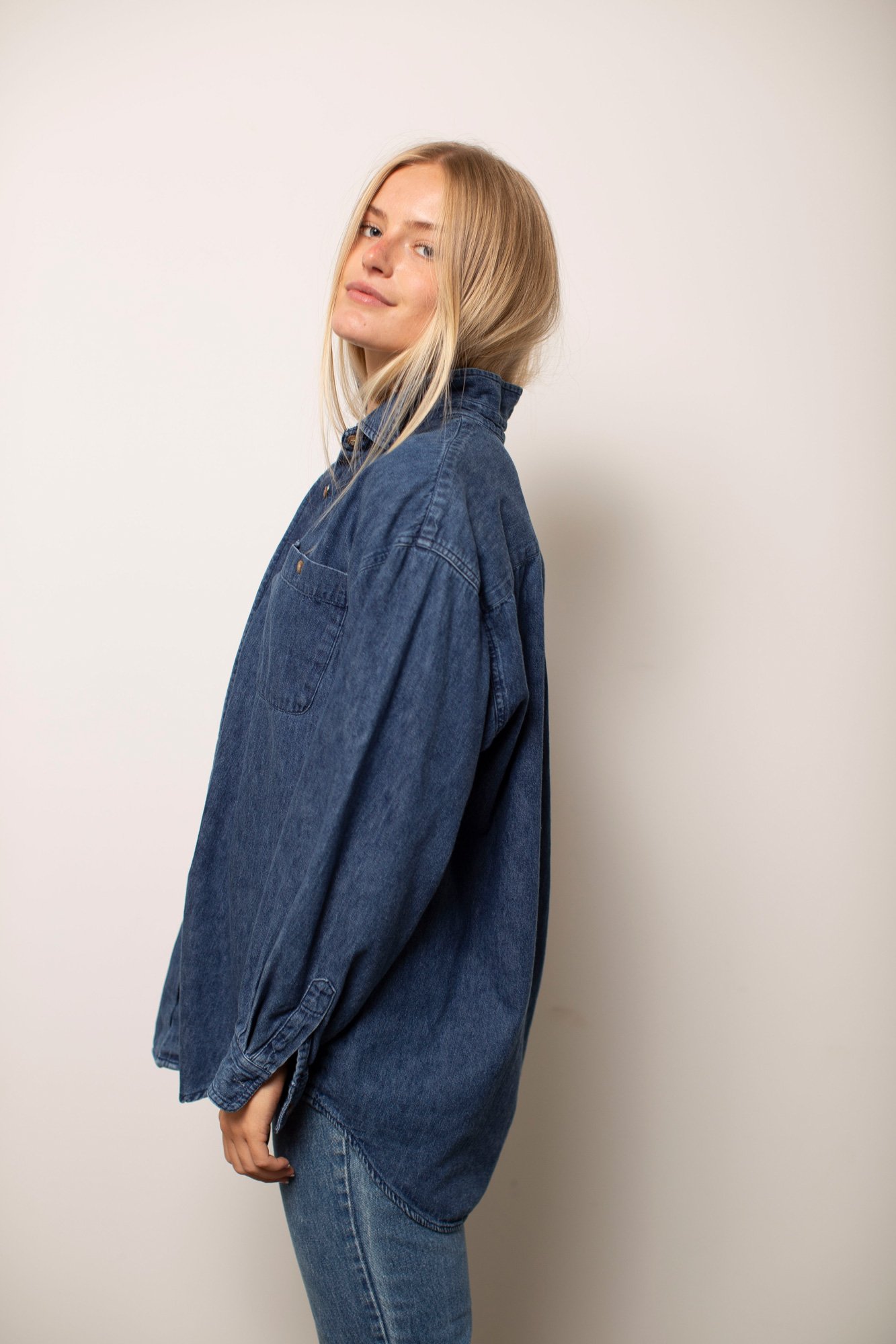 Vintage Denim Button Down | Garmentory