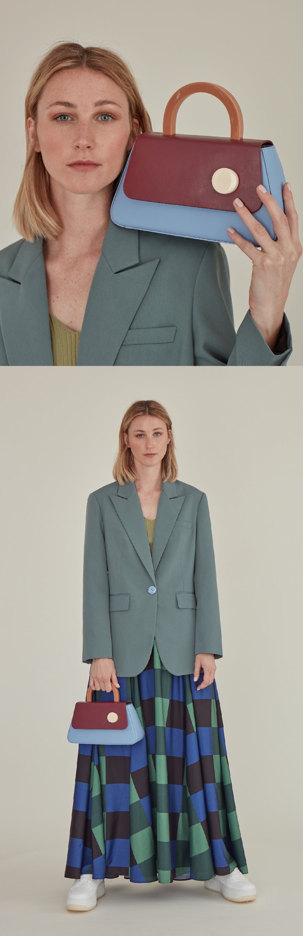 MATTER MATTERS Alice Flap Bag - BURGUNDY | Garmentory