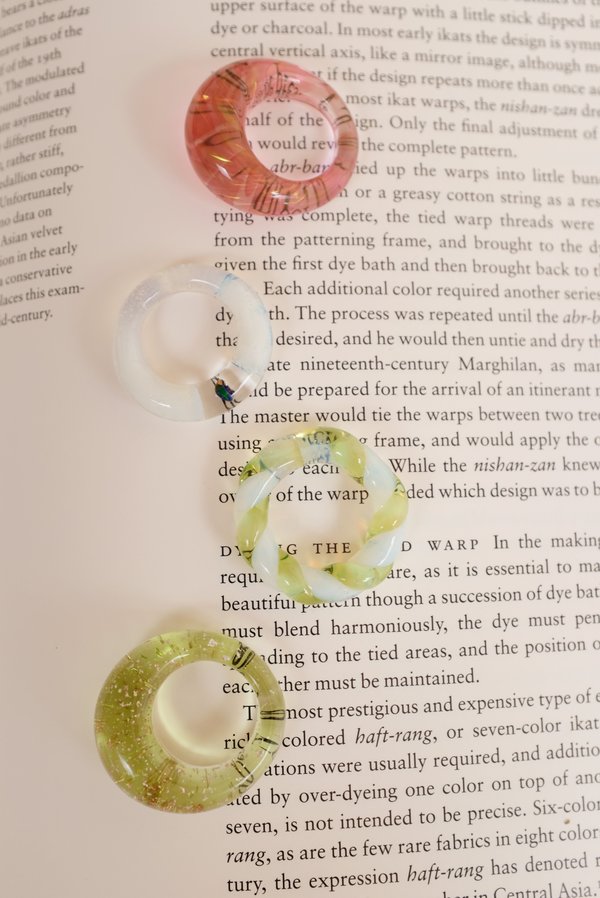 Beklina Hand Blown Glass Rings | Garmentory