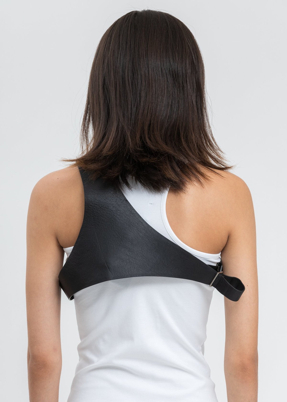 Heliot Emil Leather Harness Card Holder - Black | Garmentory