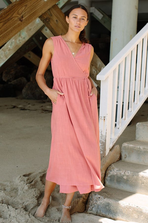 Rachel Pally Linen Paige Dress - Camellia | Garmentory