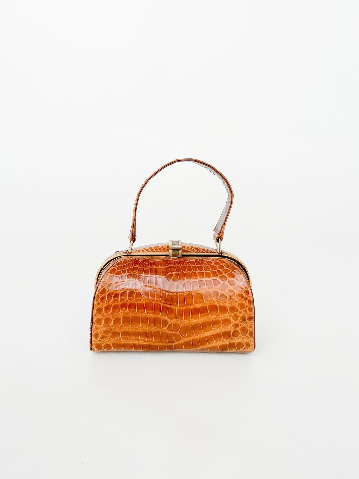 Vintage Alligator Mini Box Purse | Garmentory