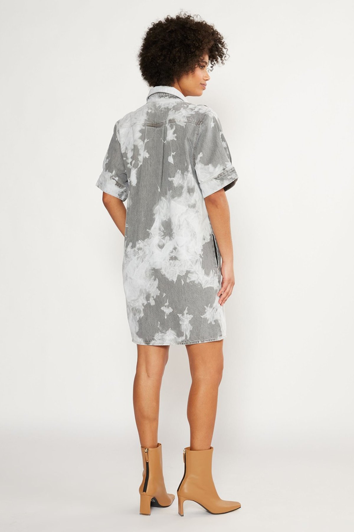 eTica Pia Shirt Dress - Break Wave | Garmentory