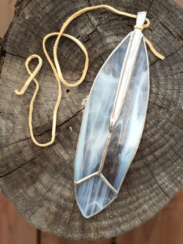 The Wilderness Workshop Stained Glass Feather | Garmentory